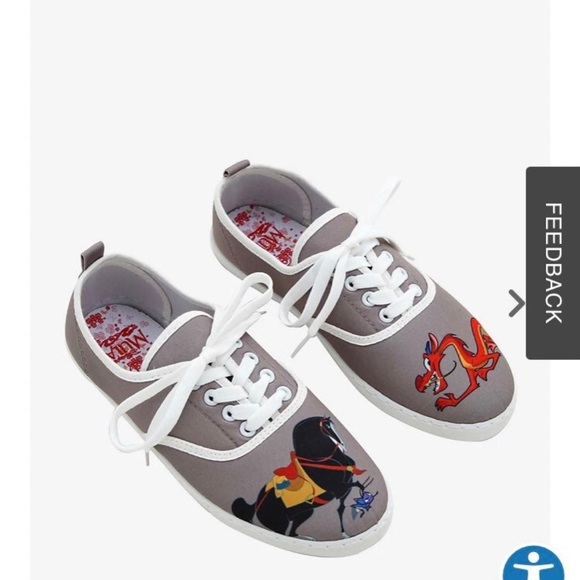 Disney | Shoes | Disney Hot Topic Mulan Shoes | Poshmark